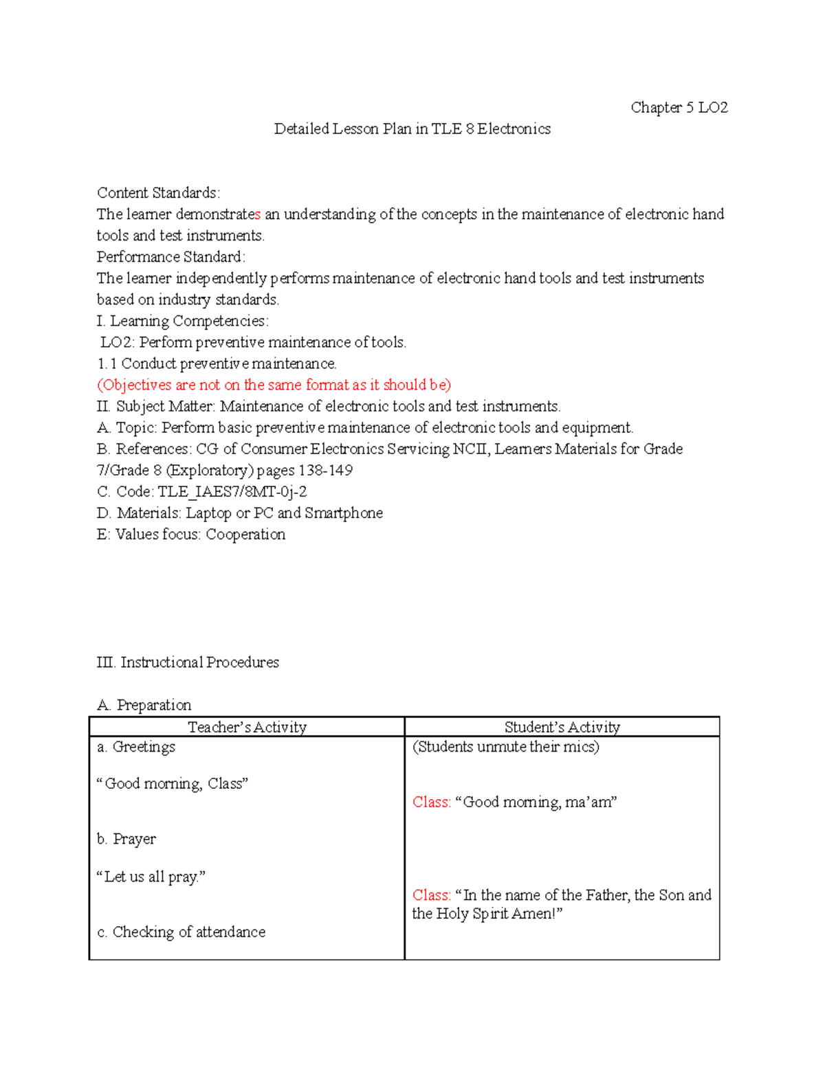 DLP demo - Raffy Cosicol - Chapter 5 LO Detailed Lesson Plan in TLE 8 ...
