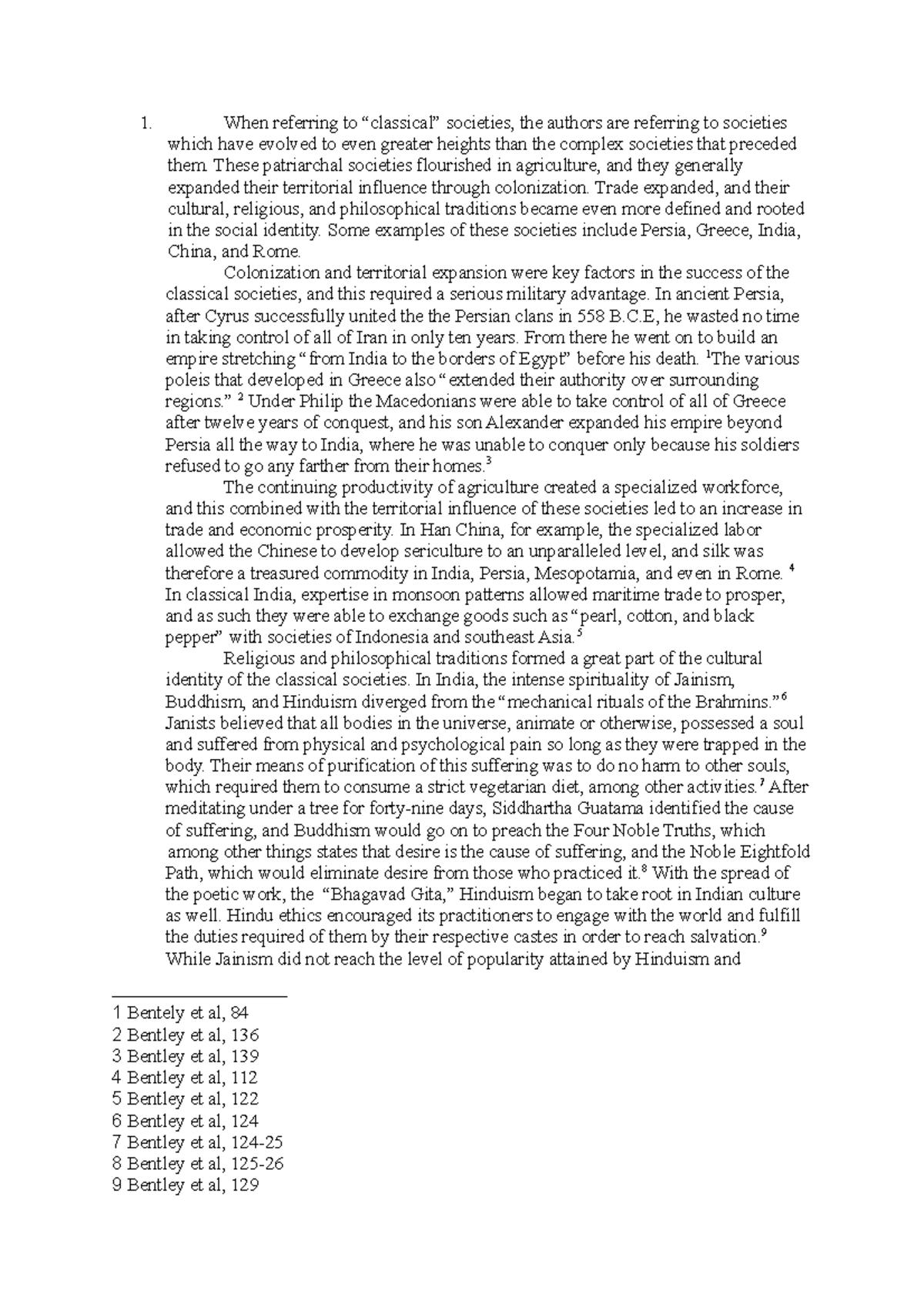 The Classical Period 500 B.C. to 500 A.D. - The First Age of Empires ...