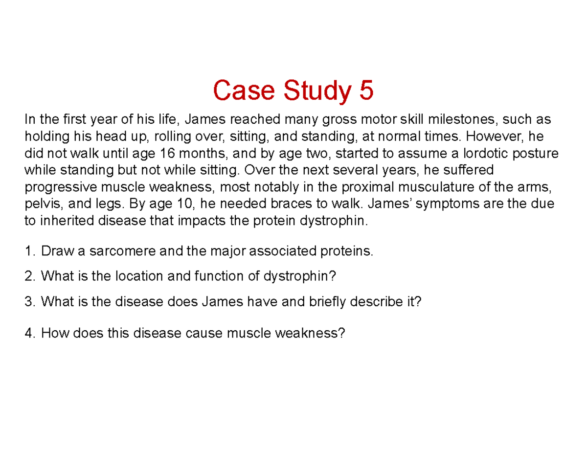 Case study 5 of course - Case Study 5 ####### In the first year of his ...