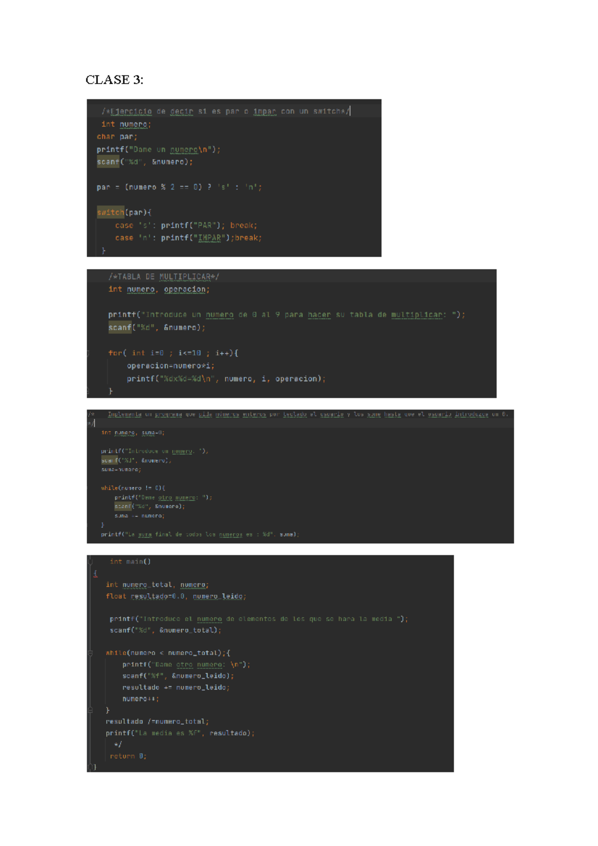 IP Tema 4 - Ejercicio ip - CLASE 3: CLASE 4: EJERCICIOS HOJA TEMA 4: Ejercicio 1 Calcular el ...