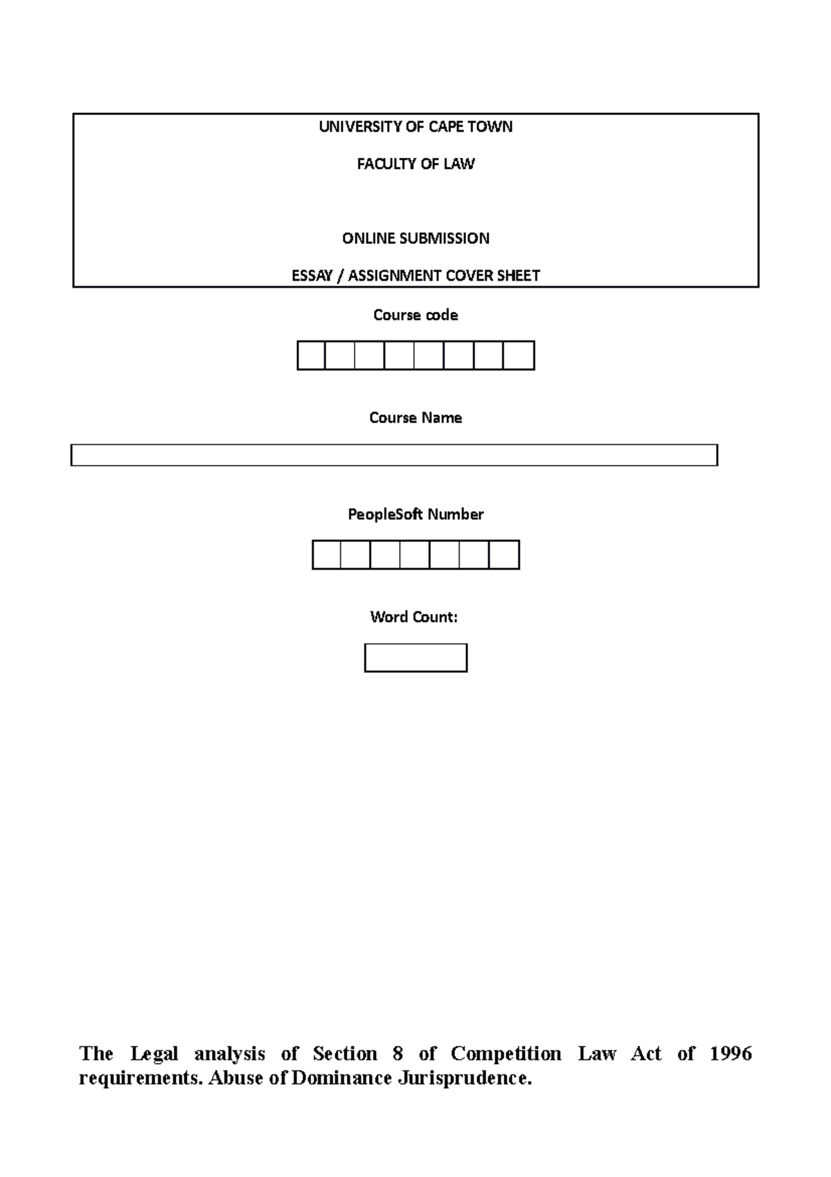 Assignment-Cover-sheet-on-line-submission-1 1 - UNIVERSITY OF CAPE TOWN ...