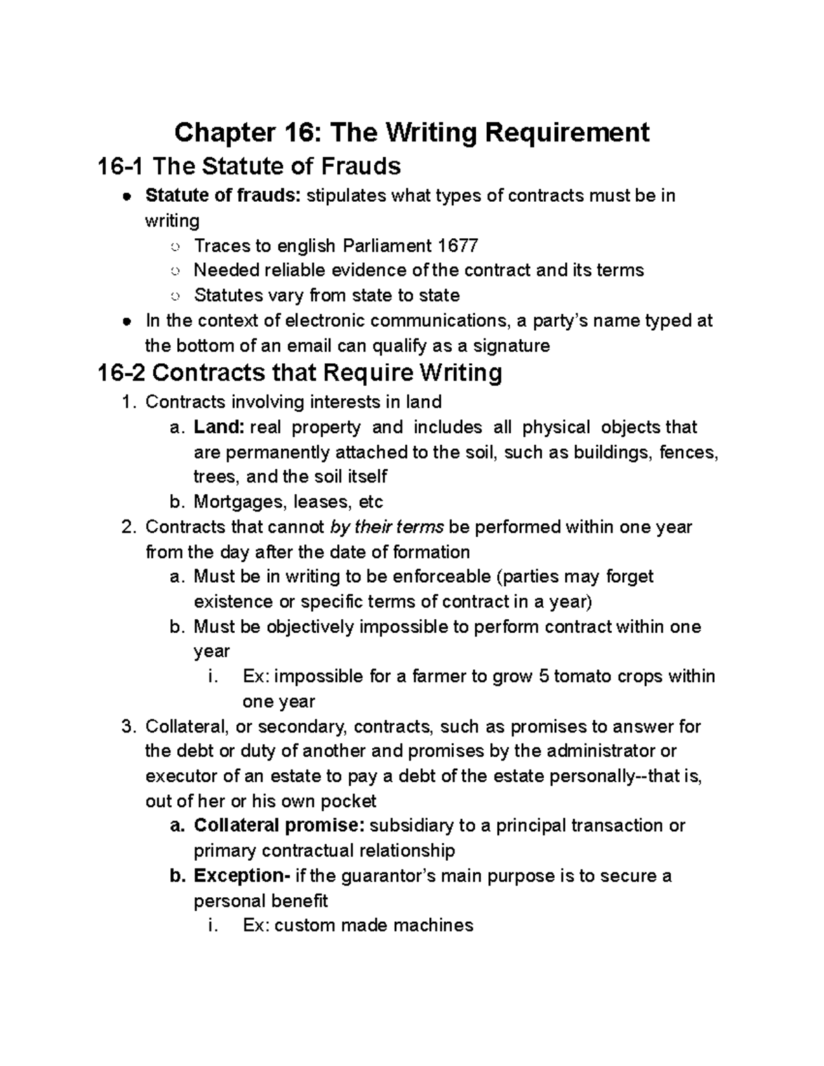 Chapter 16 The Writing Requirement - Chapter 16: The Writing ...