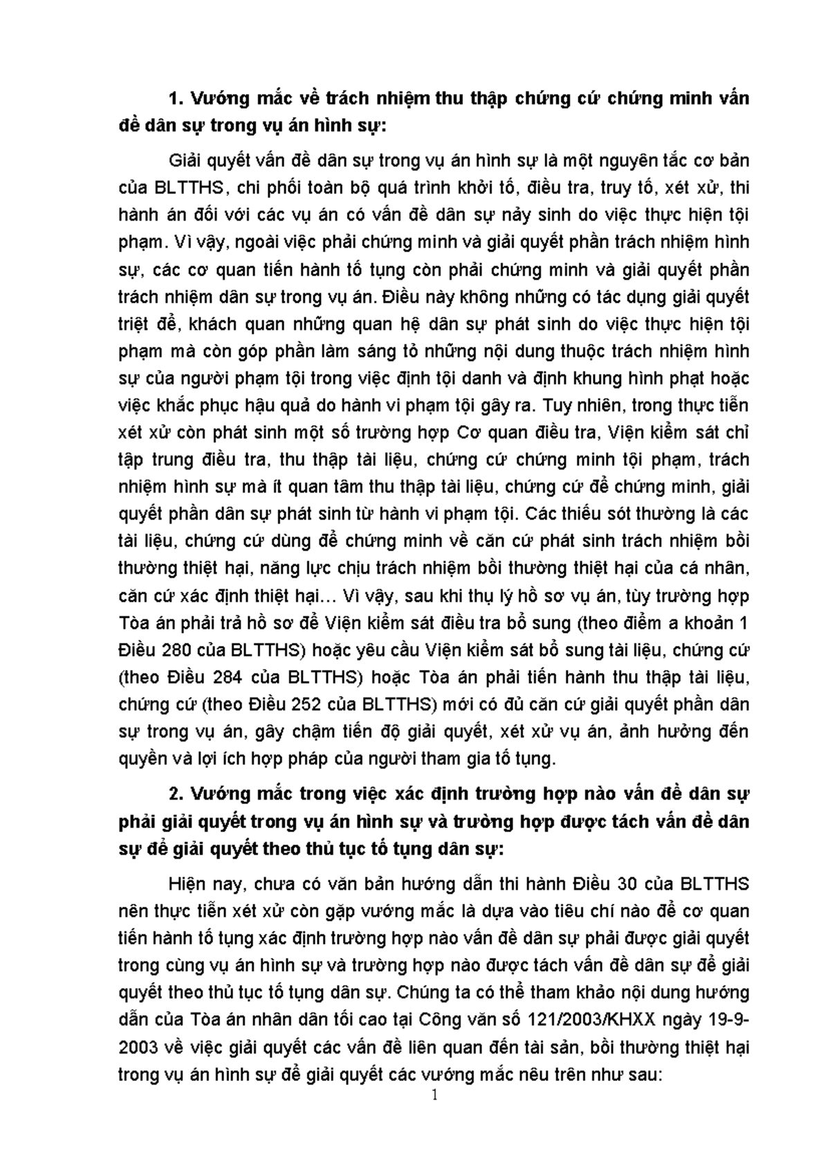 Mot so y kien trao doi ve viec giai quyet van de dan su trong vu an hinh su 1612249492016 - 1 ...