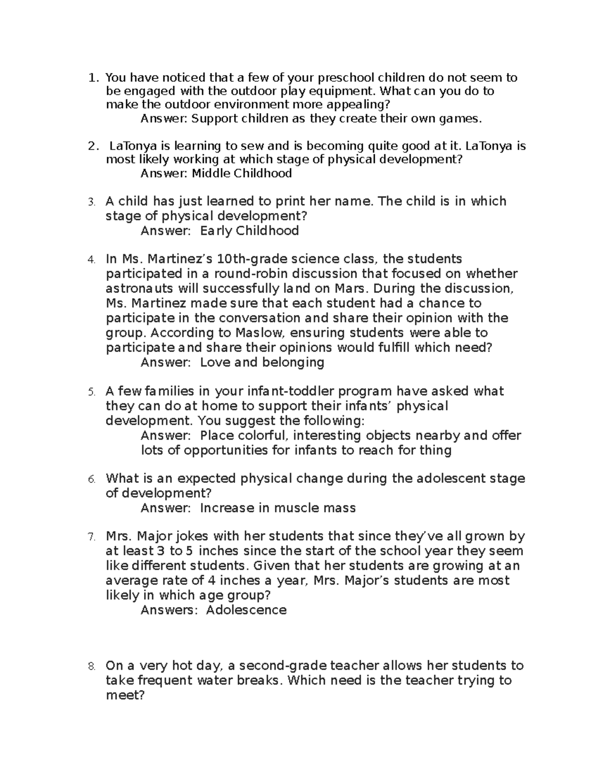D094 Module 1 Questions Part 1 - 1. You have noticed that a few of your ...