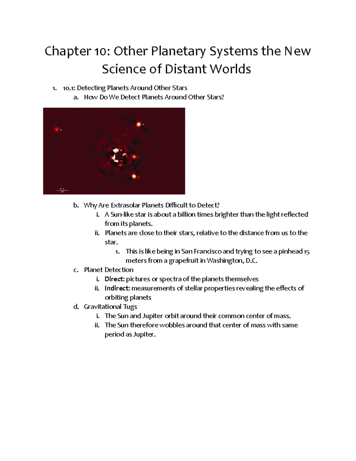 AST1110 - Chapter 10 Lecture Notes - Chapter 10: Other Planetary ...