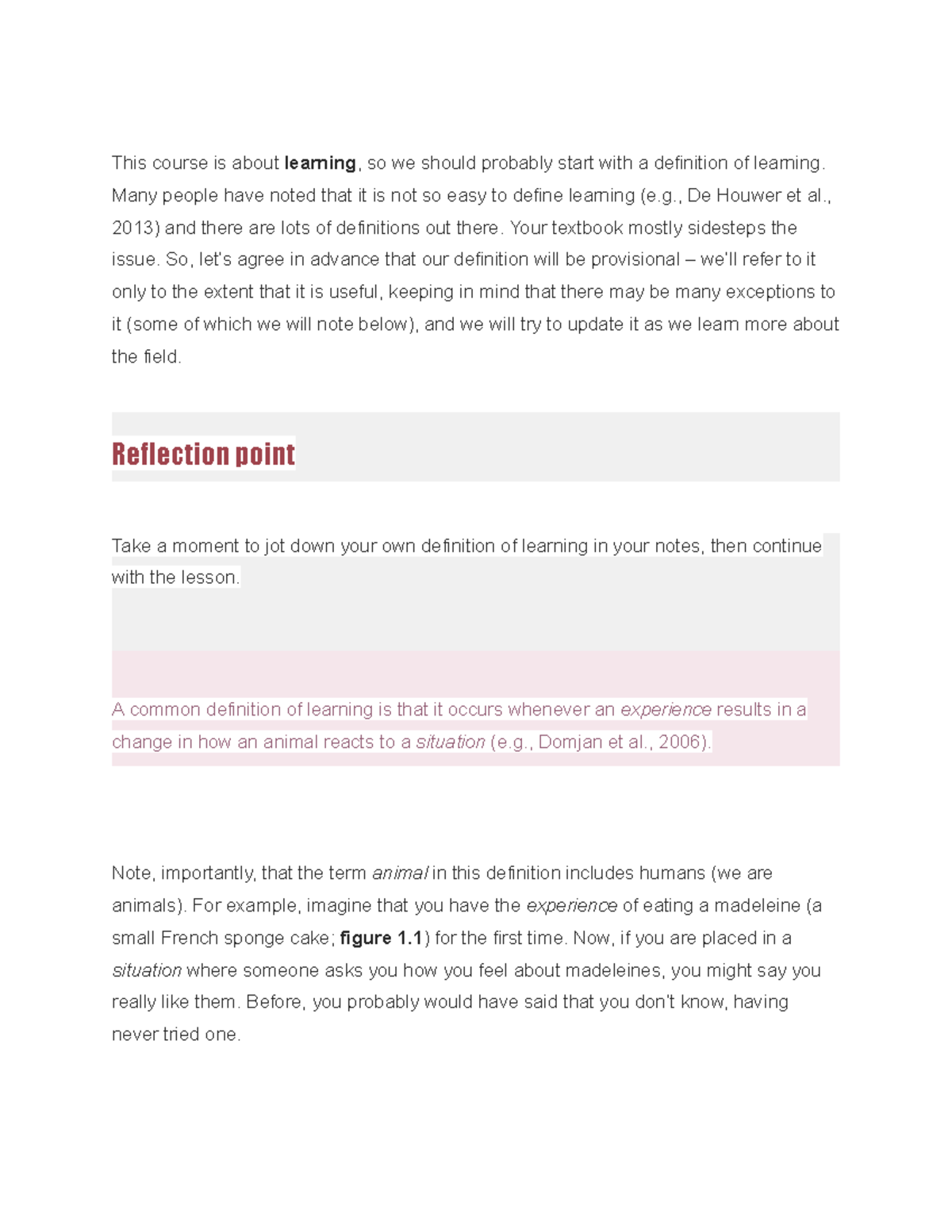 PS261 test 1 - Lecture notes for test 1 - This course is about learning ...