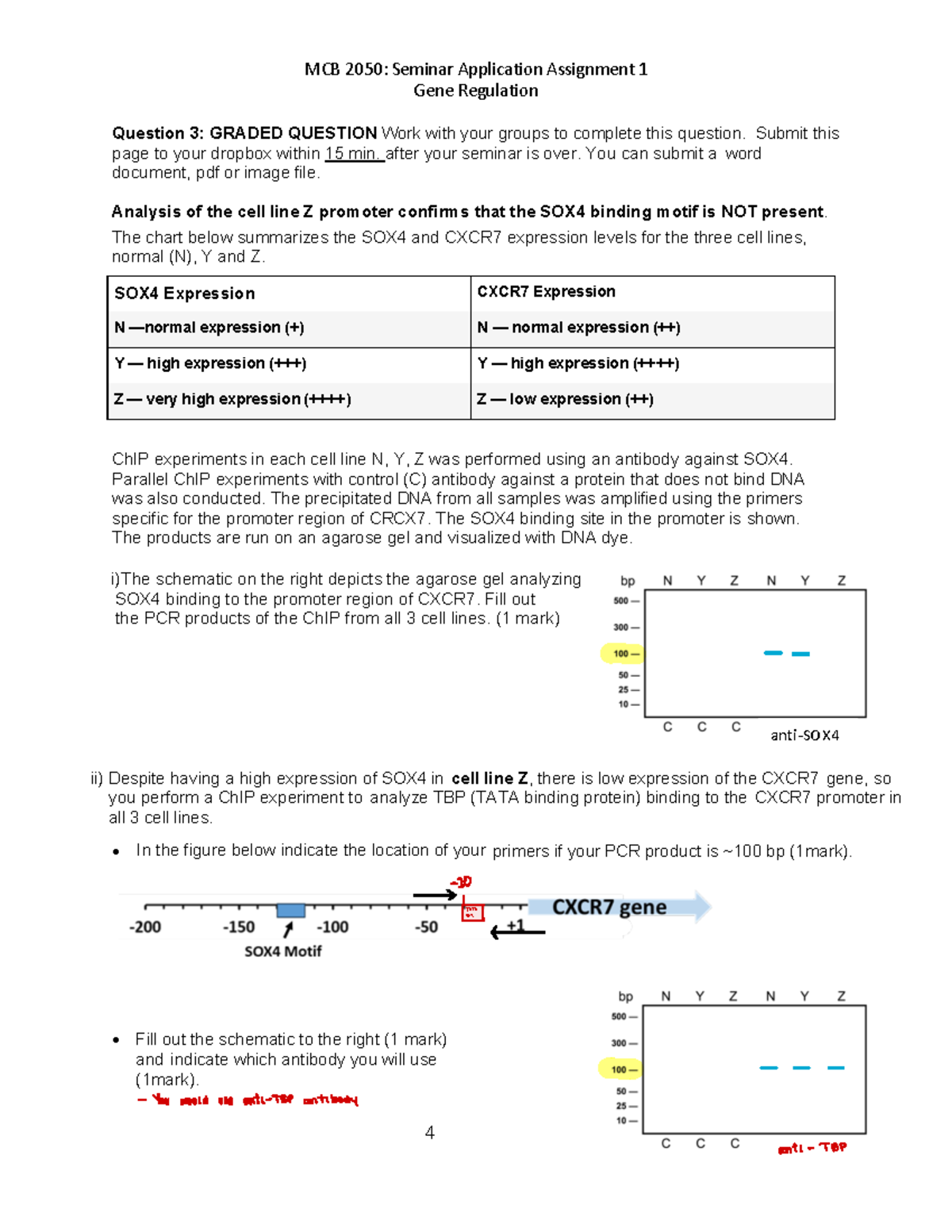 Gene regulation Seminar 1 PDF - MCB 2050 : Seminar Application ...