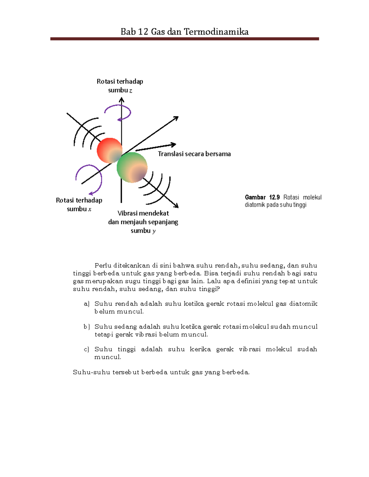 Catatan Fisika (16) - Translasi secara bersama Vibrasi mendekat dan ...