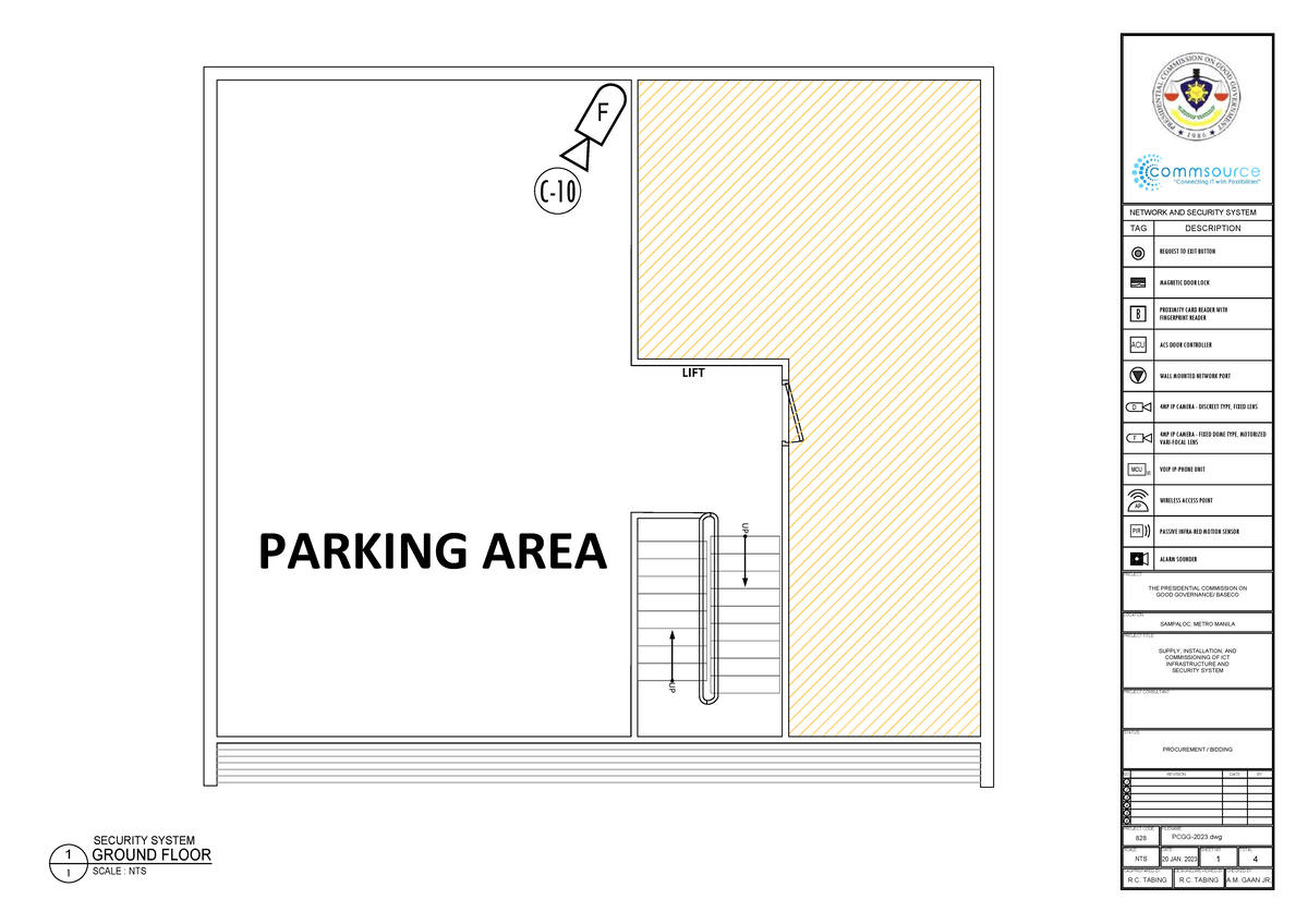 PCGG-2023-1 - None - LIFT ####### UP ####### UP PARKING AREA F C- CAD ...