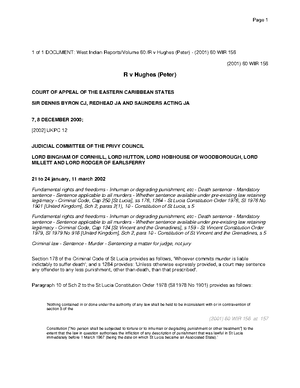 AG v Ryan - Case Summary - Attorney-General v Ryan Privy Council 24 ...