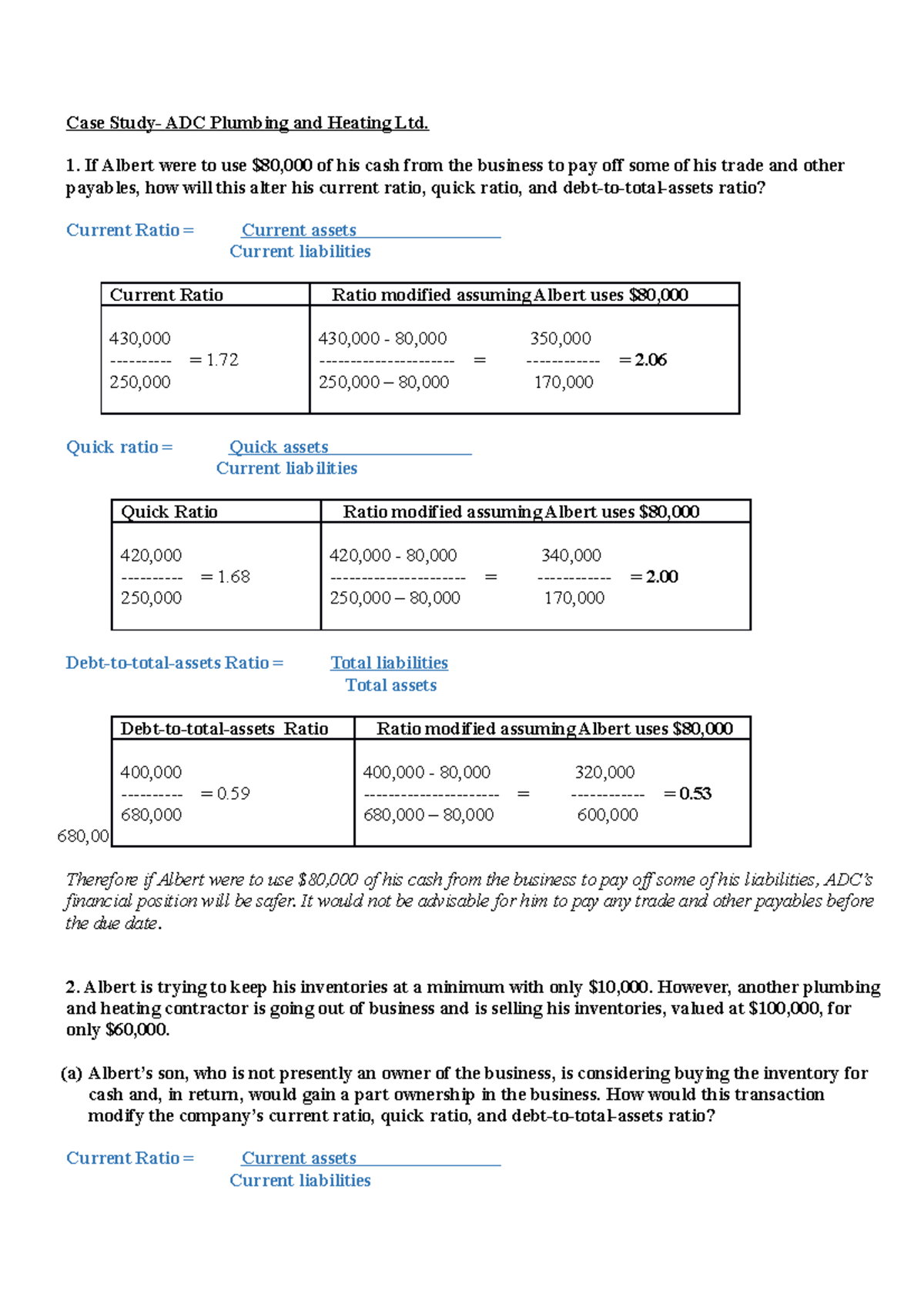 Assignment 3 Financial Fundamentals - MMW01 - U of W - Studocu