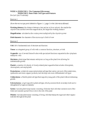 BIOL 1108 EXAM II - Dr. Susan Z. Herrick BIOL 1108 Unit II Exam Study ...