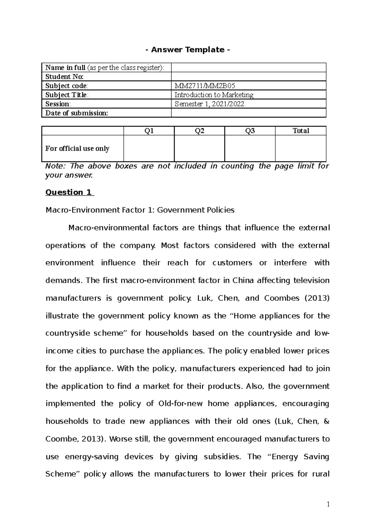 0019 - Best papers - Answer Template - Name in full (as per the class ...