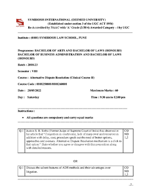 Iadrs 2022-23 Problem Statement - STUDENT BAR ASSOCIATION, 2022 ...