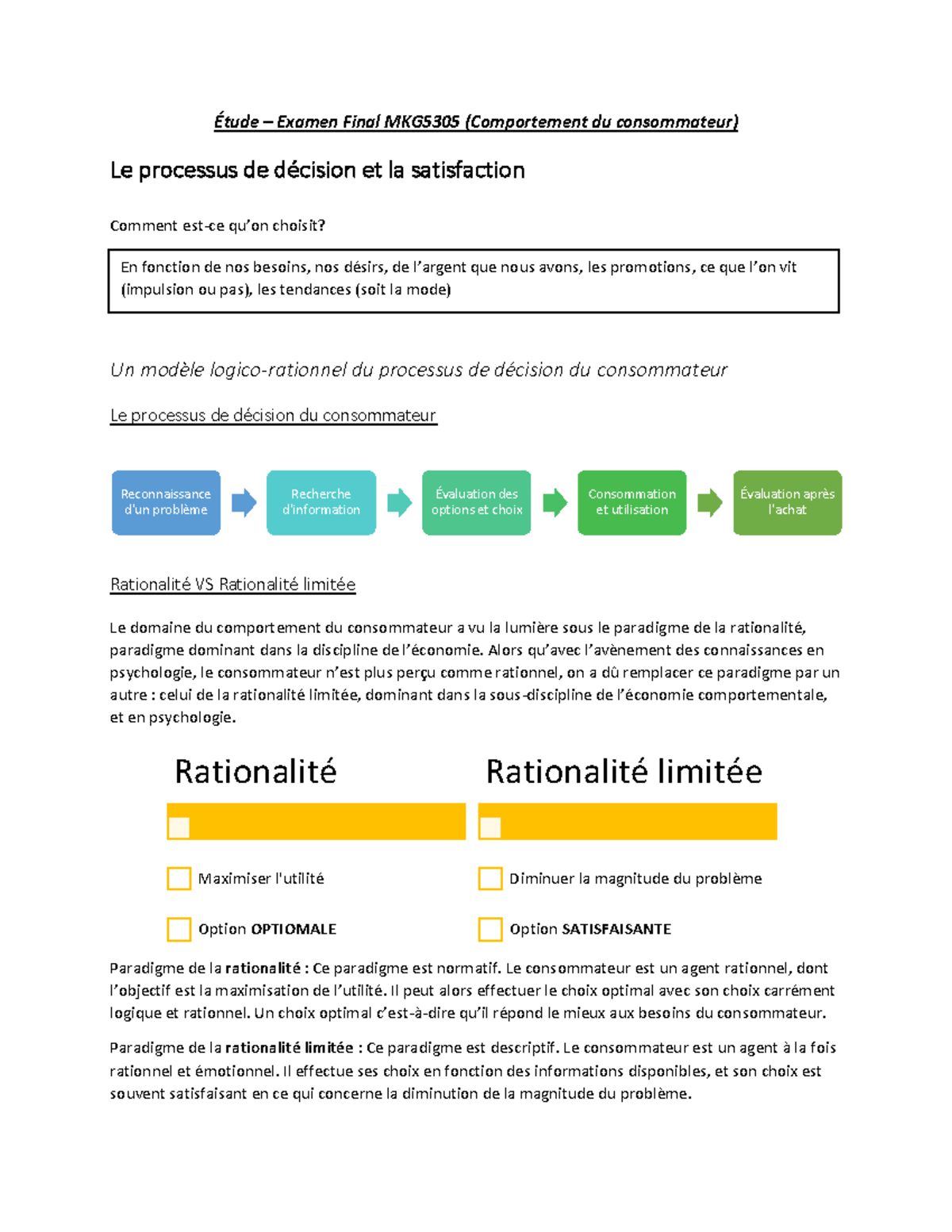 Étude Examen Final - MKG5305 (PDF) - Warning: TT: undefined function: 32 Warning: TT: undefined ...