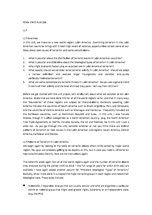 PSC 202 L13 - Professor James Mulvaney - 2016 Fall Term (1) Police and ...