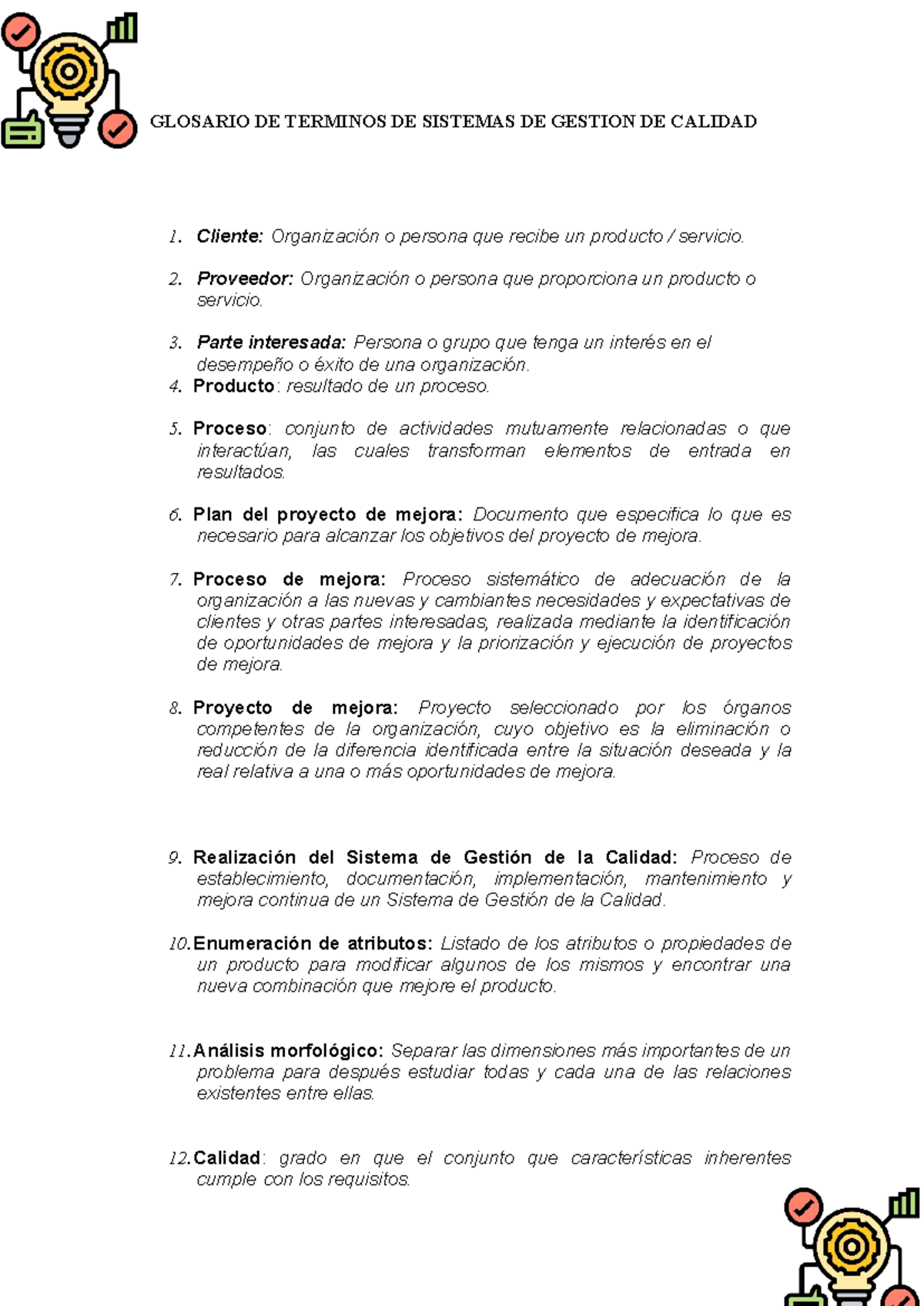 Glosario DE Terminologia Sobre Calidad - GLOSARIO DE TERMINOS DE ...