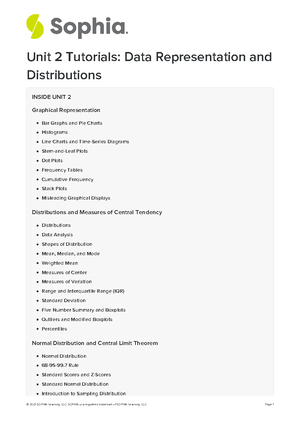 Unit 3 tutorials concepts of probability in real life scenarios - Unit 3 Tutorials: Concepts of ...