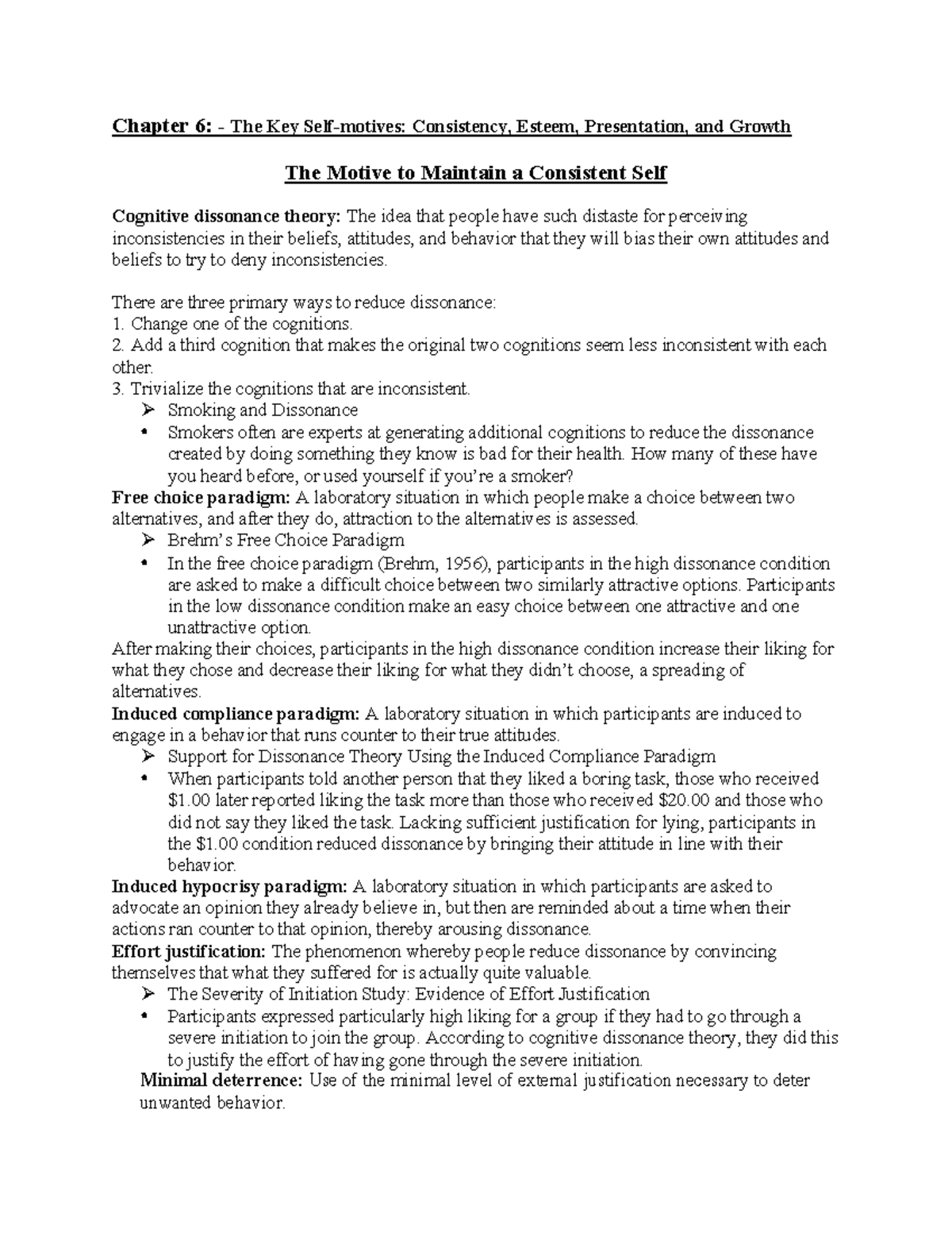 Chapter 6 note - This is a very detailed note for an A+ also, the notes ...