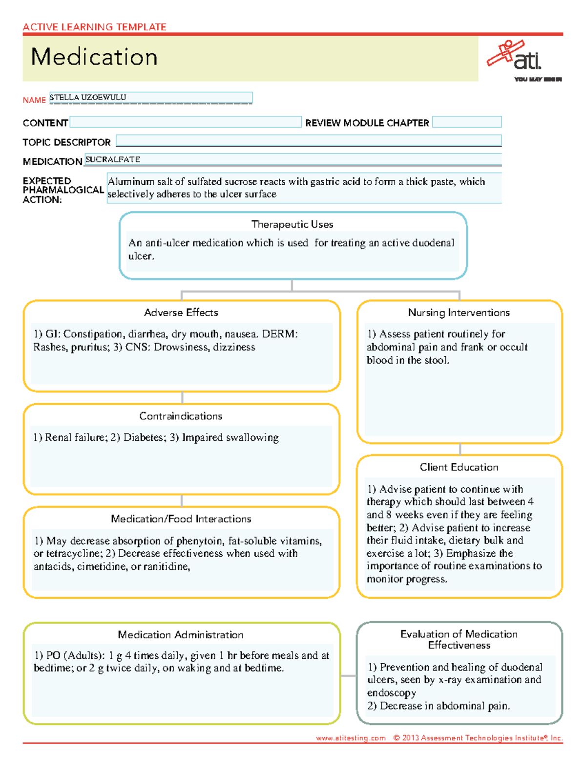 Sucralfate and its effect and impact on human being - Adverse Effects ...