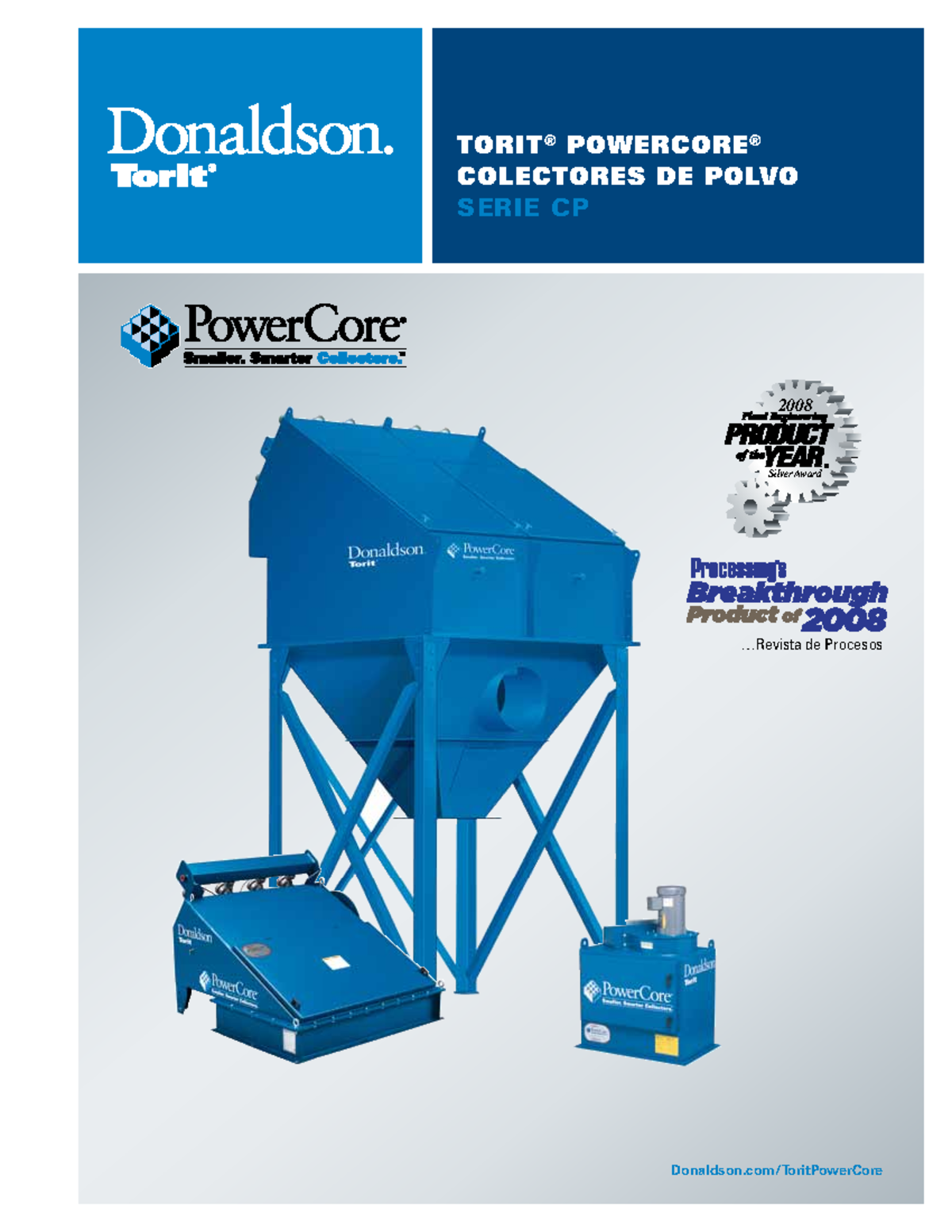 Brochure - Donaldson CP - TORIT ® POWERCORE ® COLECTORES DE POLVO SERIE ...