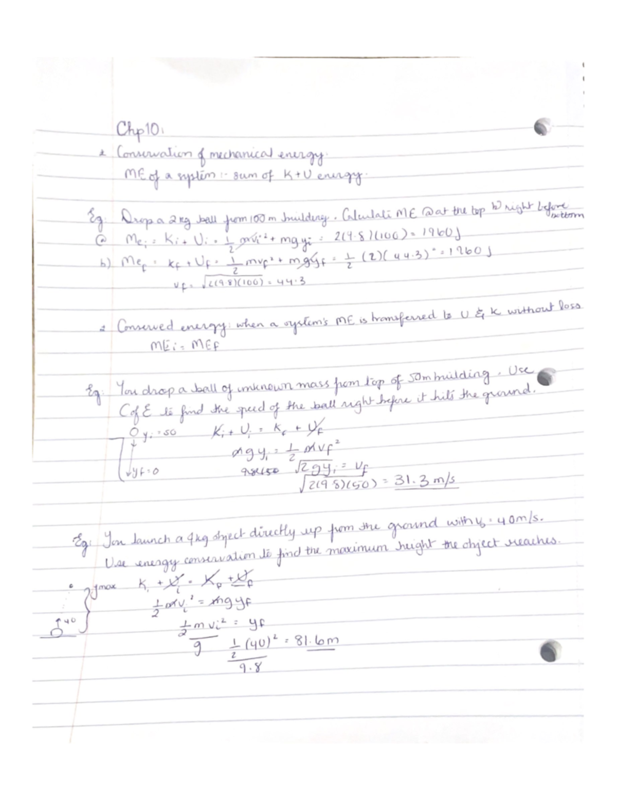 Chp 10 & 11 PHYS 2425 - PHYS 2425 - Studocu