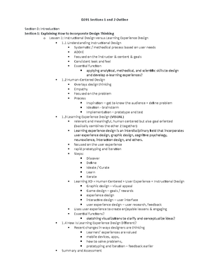 D291 Task 1 Part 2 - D291 task 1 part 2 - Conducting A Learner Analysis Sarah E. Boline MEDETID ...