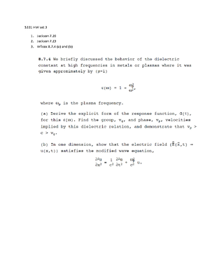 Jackson 7 12 Homework Solution - Jackson 7 Homework Problem Solution Dr ...