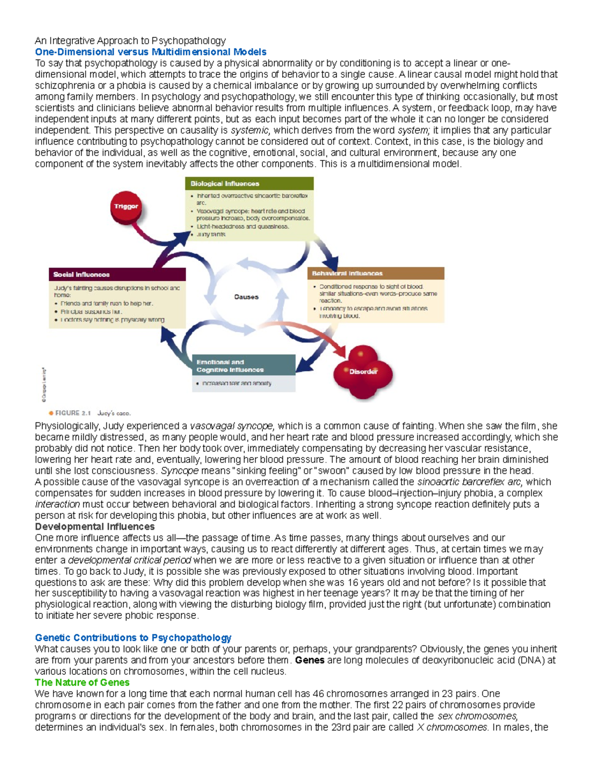 2Integrative Approach to Psychopathology - An Integrative Approach to ...