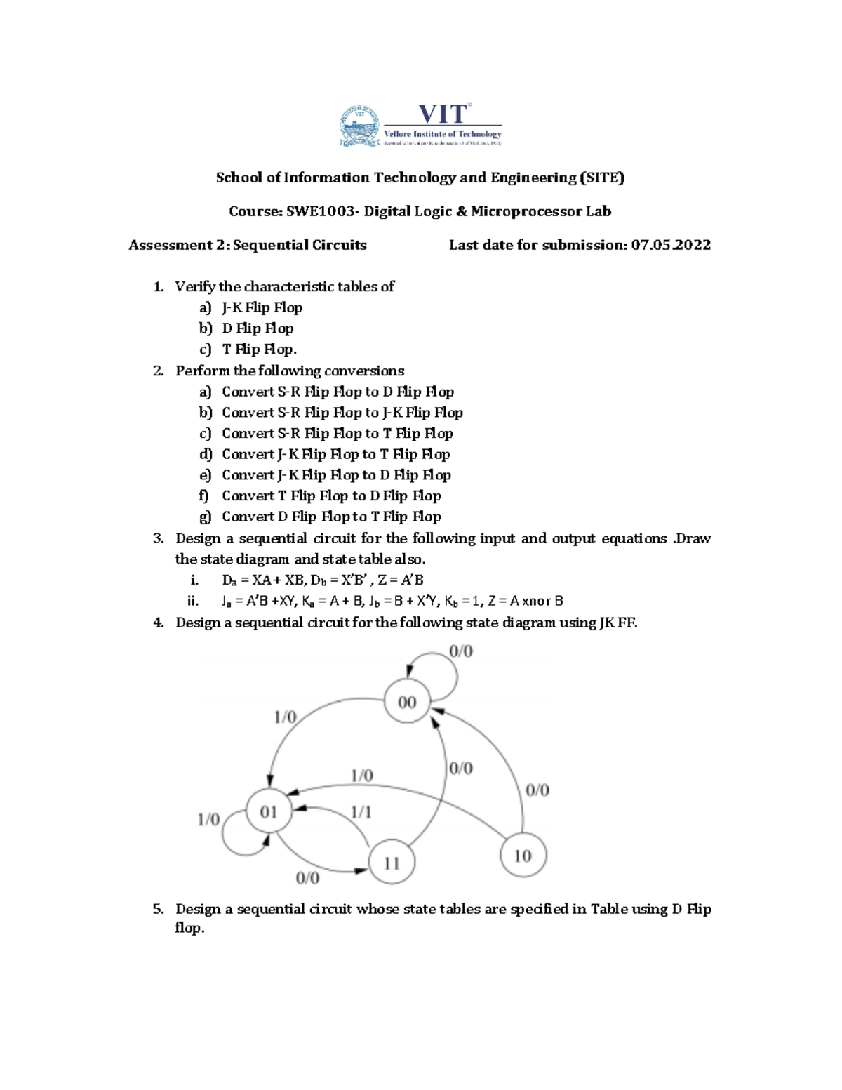 VL2021220504647 AST03 digital logic - School of Information Technology ...
