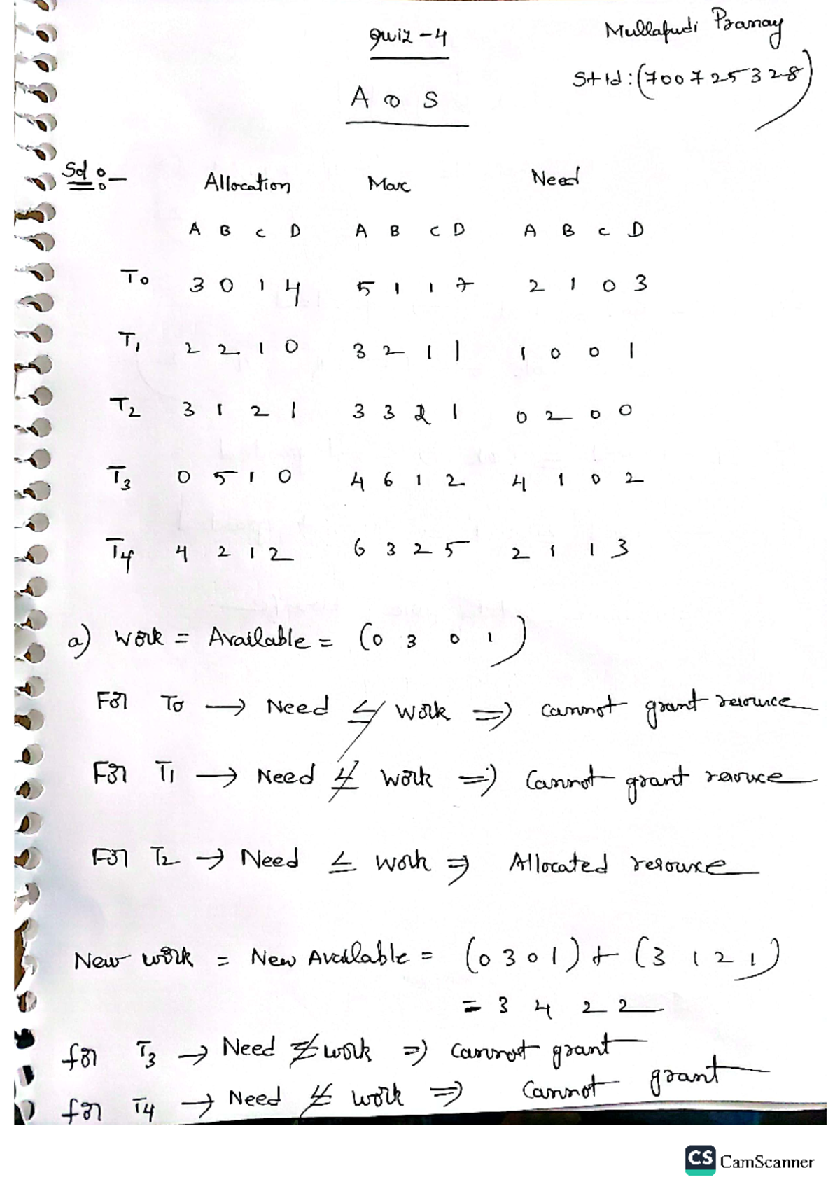 Aos quiz-4(700725328) - CS 5500 - Studocu