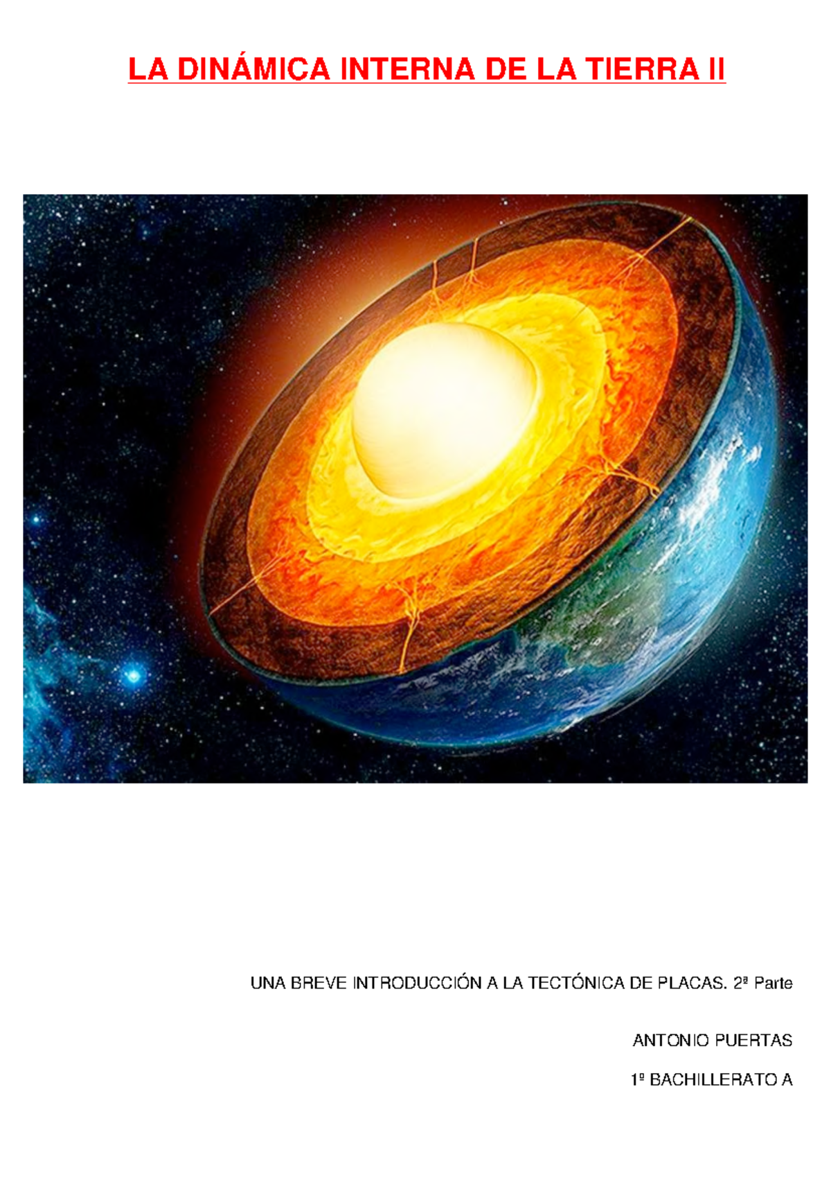 LA DINÁMICA Interna DE LA Tierra II web - LA DINÁMICA INTERNA DE LA ...