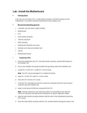 3.2.2.8 Lab - Boot the Computer - Lab - Boot the Computer ...