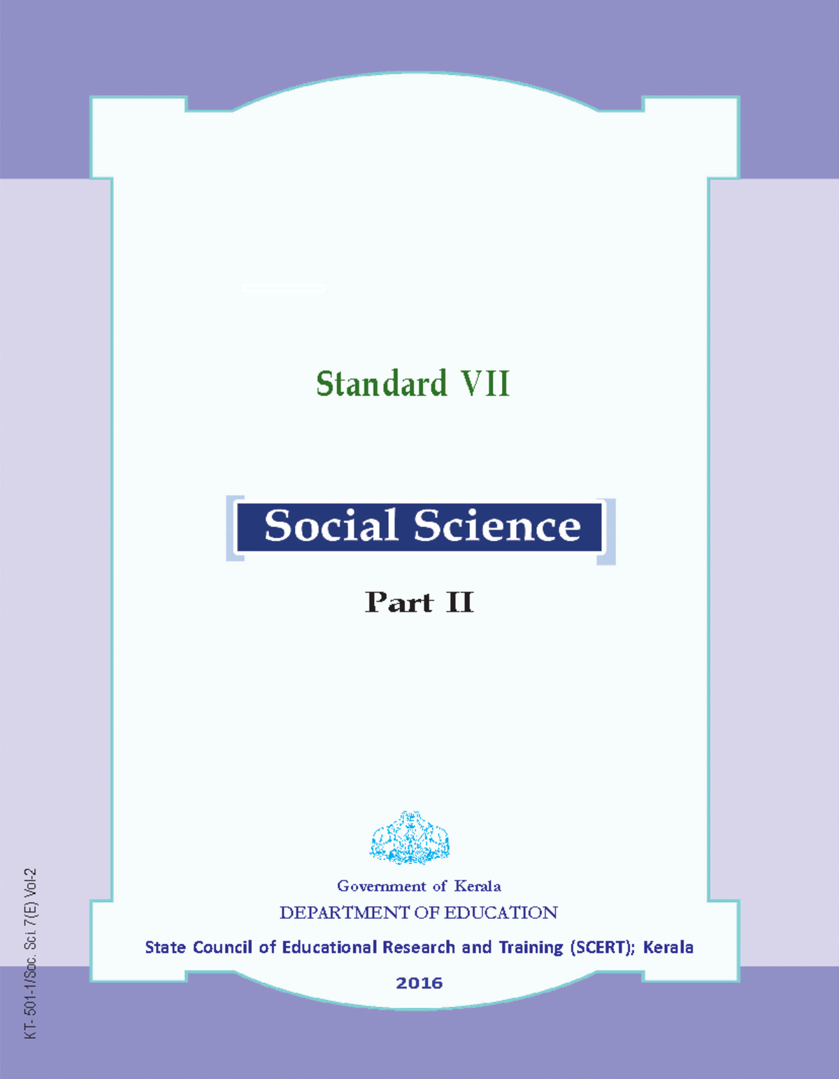 Scert Kerala State Syllabus 7th Standard Social Science Textbooks English Medium Part 2 - Part ...