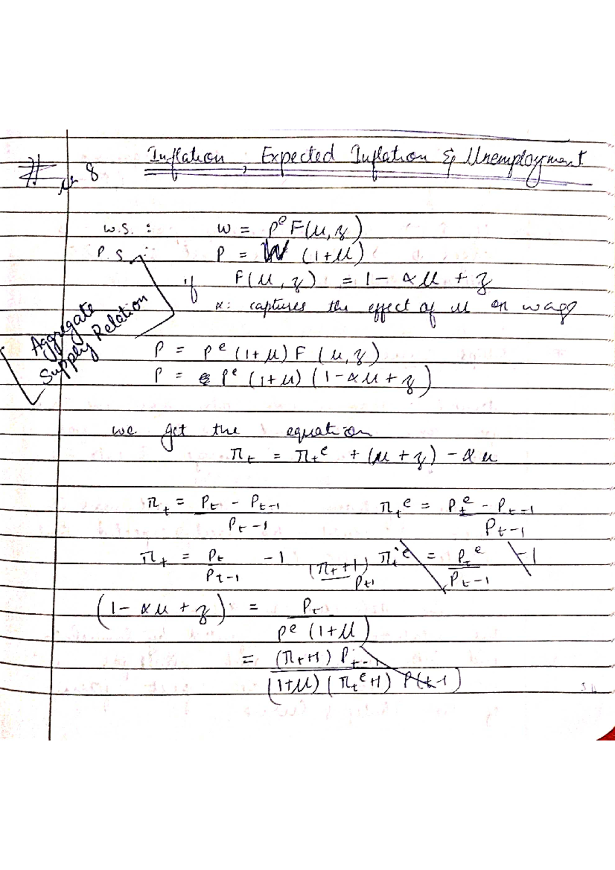 Unit 3 macro - Inflation and unemployment - economics - Studocu