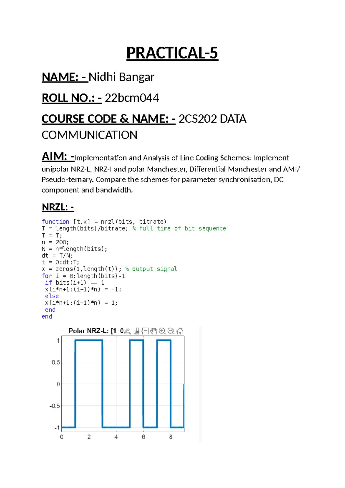 Practical 8 - IVA Magic DATE PAGE 1.) Design a counter that implements 0,1,3,5, 7,10, 11 and ...