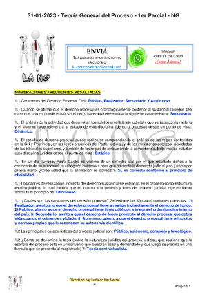 Accion y excepcion procesal - Dr. Jose Maria Infante Derecho Procesal Teoria general del proceso ...