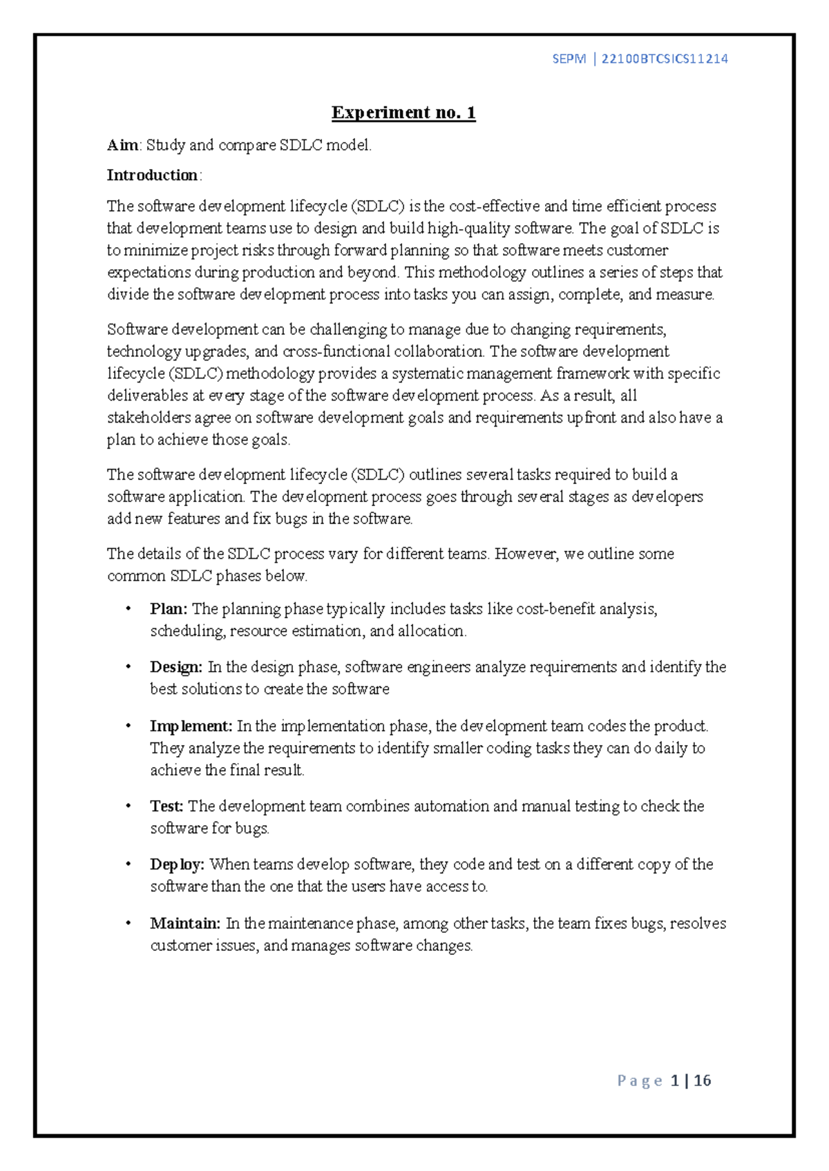 SRS Document for cab booking application - Experiment no. 1 Aim: Study ...