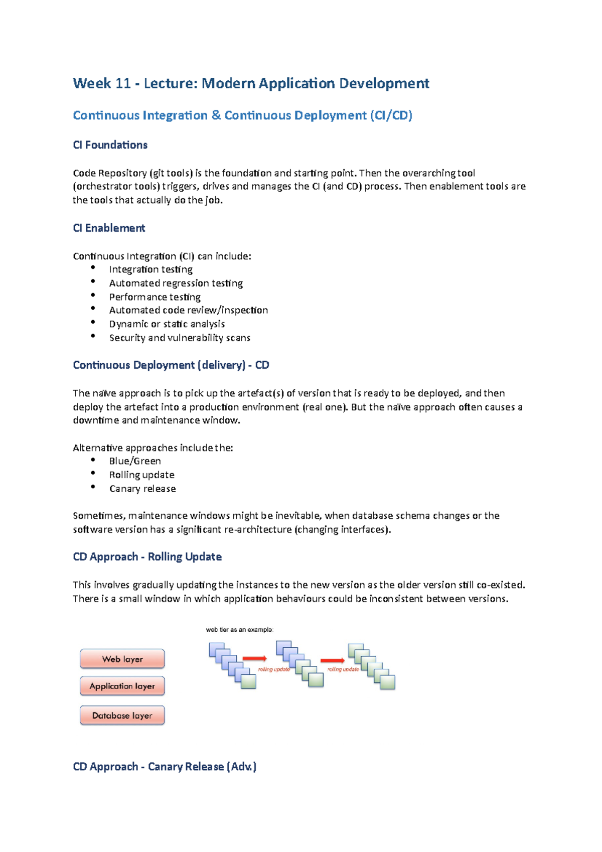 Week 11 - Modern Application Development - Week 11 - Lecture: Modern Application Development ...