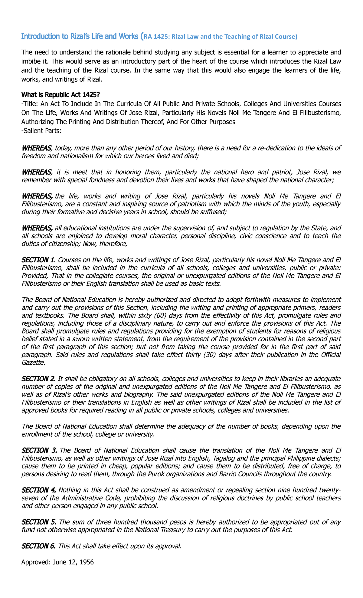 Introduction to Rizal RA1425 - Introduction to Rizal’s Life and Works ...