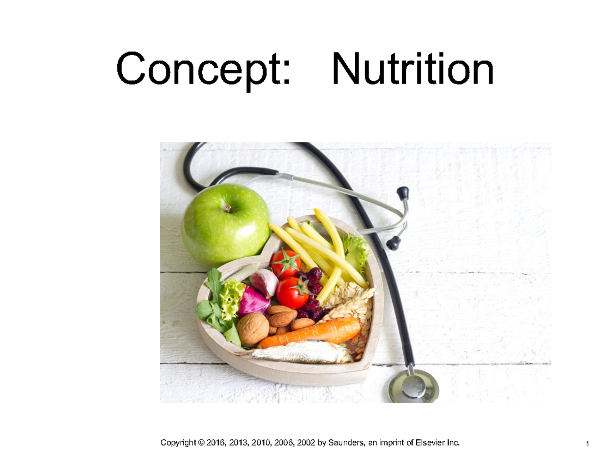 Nutrition Lecture PPT - Julie Lohse NUR 102 - 1 Copyright © 2016, 2013 ...