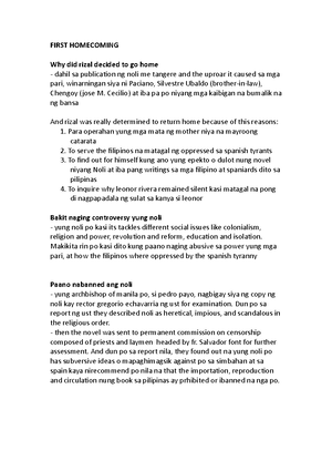 RIZL Midterm Reviewer - notes - RIZL Pen names: Rizal: Dimasalang ...