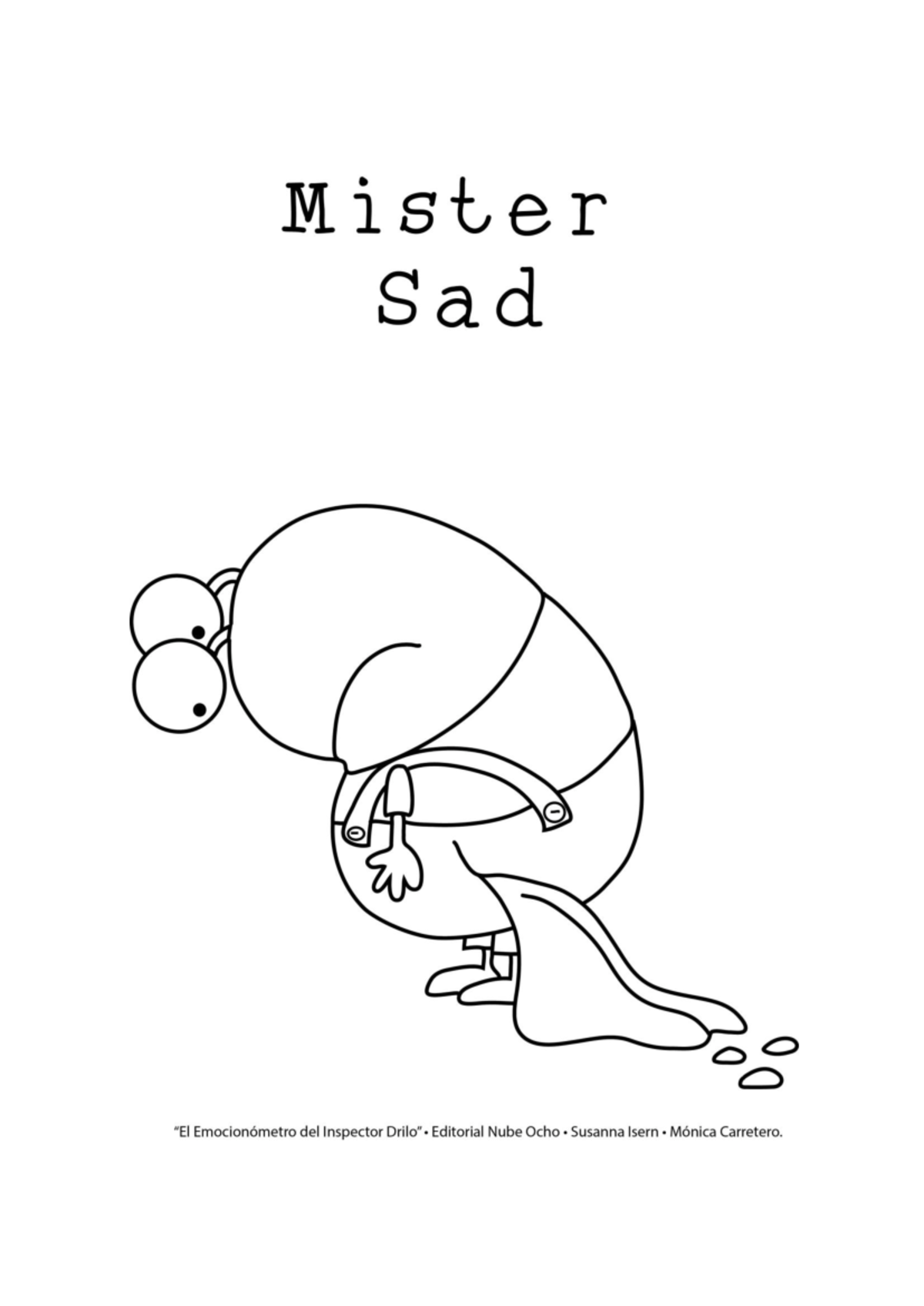 Mister Sad - material didactico de ayuda para trabajar las emociones ...