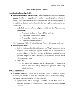 Comm 102 Exam #3 Study Guide - Comm 102 Exam #3 Study Guide Media ...
