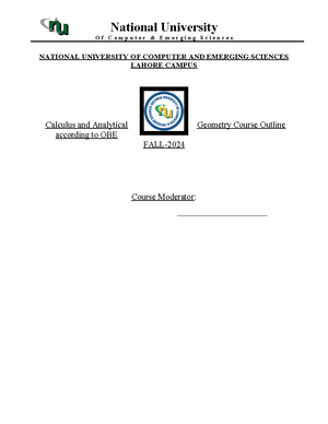 Cal a1 - jjmjj - (il. M. Moaaz Nadeem C B CALCULUS AND ANALYTICAL ...