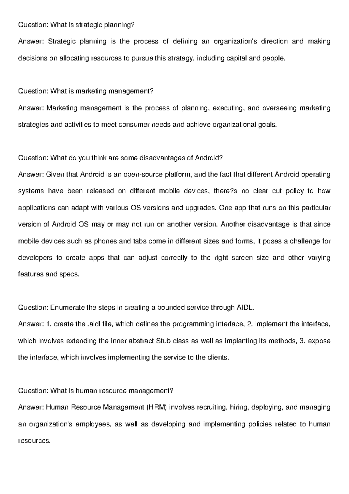 Walcoff zoophysics slab-sidedly - Question: What is strategic planning ...