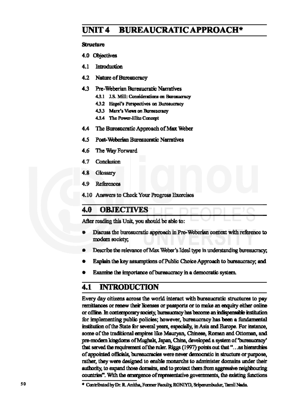 Unit-4 - Study material - Bachelor of Arts (Hons) Political Science ...