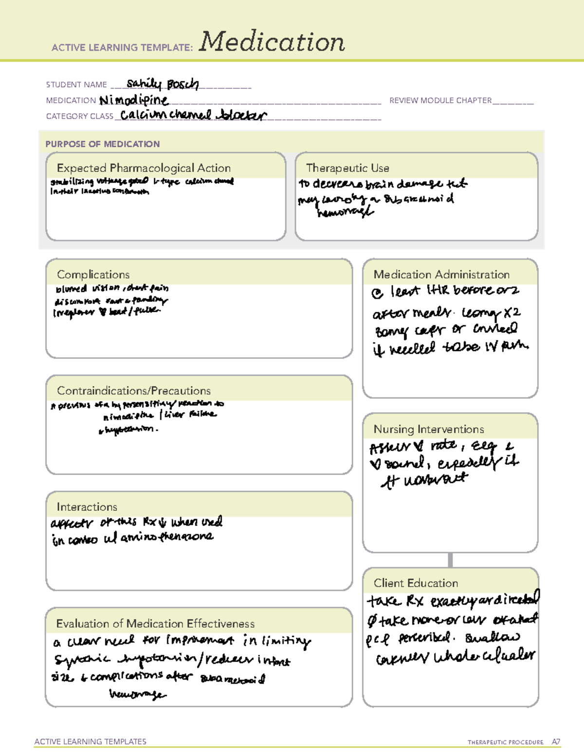 Template medication - see file - ACTIVE LEARNING TEMPLATES THERAPEUTIC ...
