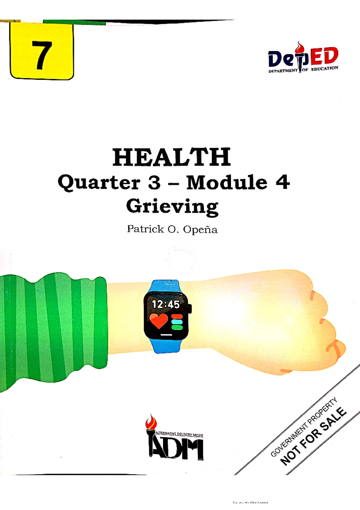 Q3 Health Module 4 - High School - Studocu