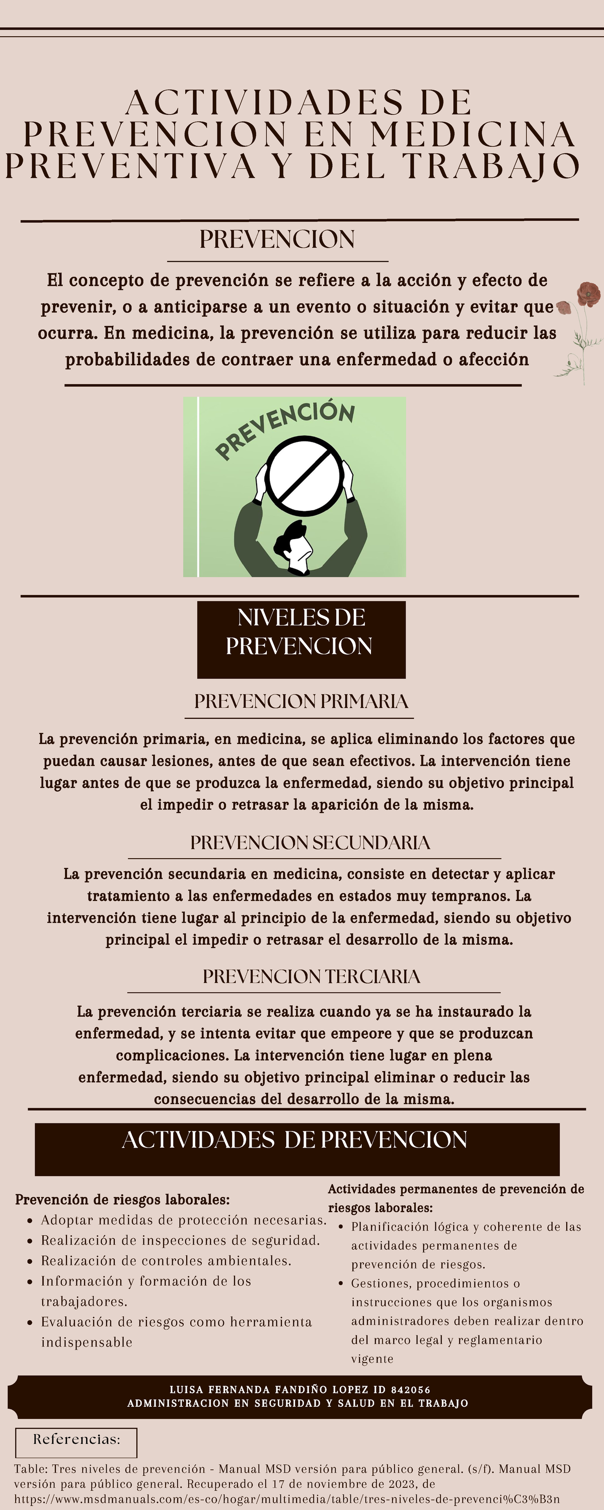 Actividades de prevencion - PREVENCION PRIMARIA NIVELES DE PREVENCION ...